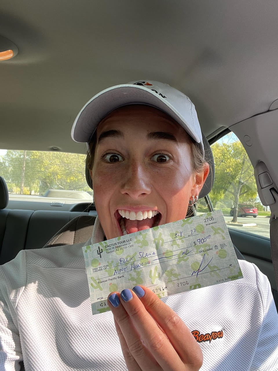 My first professional paycheck!